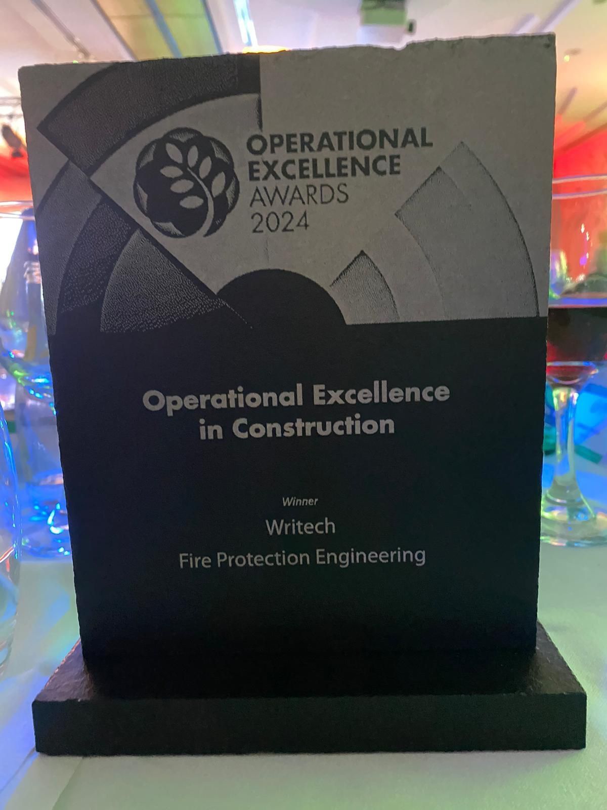 Writech announced as the winners of Operational Excellence in the ...