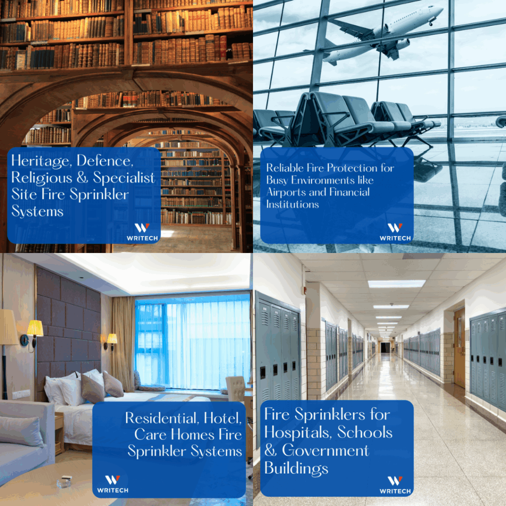 Writech | Design Fire Sprinklers | Install Fire Sprinklers | Service